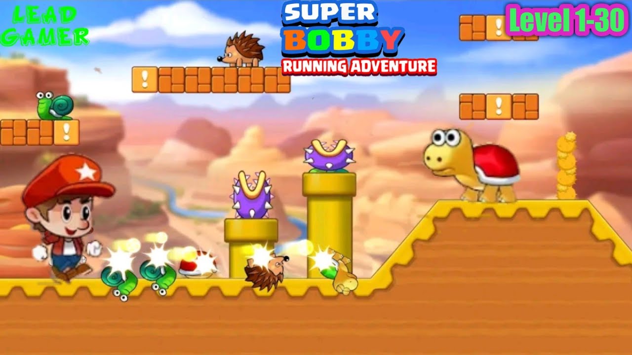 Super Bobby Bros Running Adventure Level 1-30 #games #gaming #gameplay ...