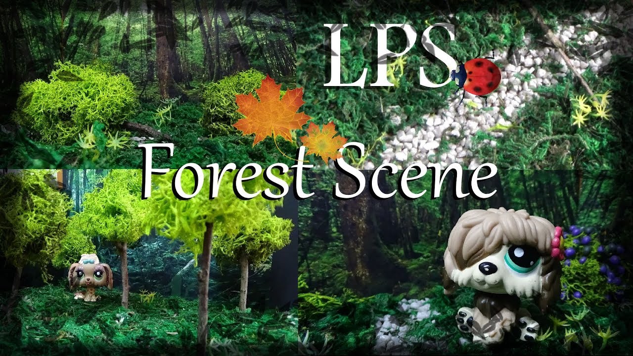 DIY~ Leśne Scenerie Dla LPS // LPS Forest Set/Scene - YouTube