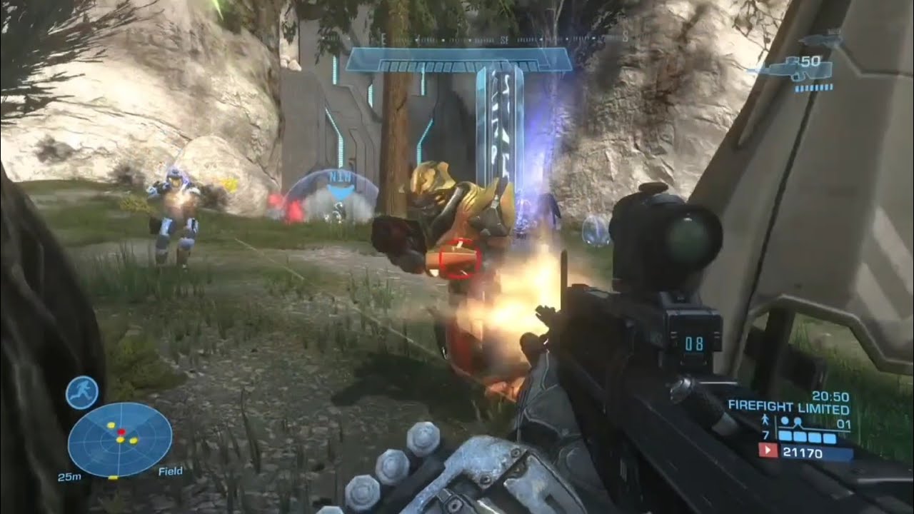 Halo Reach Multiplayer - Firefight Gameplay - YouTube