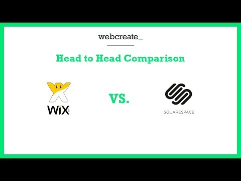Wix vs. Squarespace Comparison | Webcreate.io - YouTube