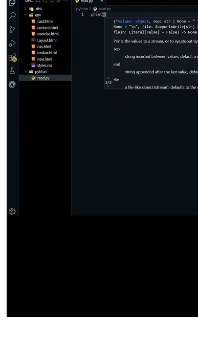 Writing our first code using (python) #coding #frontendcourse - YouTube