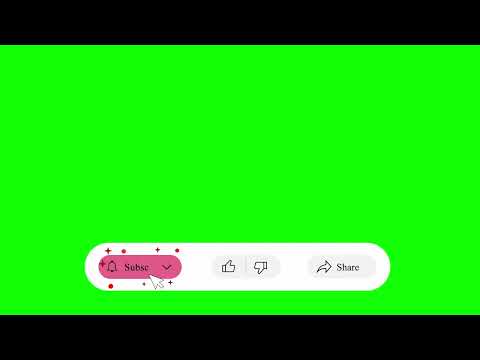 Subscribe Button Green Screen Animation | Free Download | No Copyright