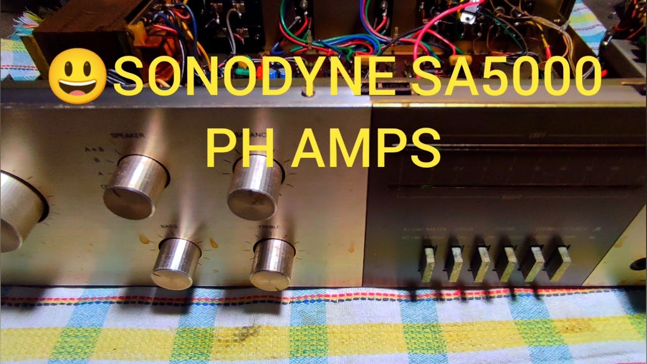 Sonodyne SA5000 Studio Amplifier/Sa5000/Repairing Tips PH AMPS 😃 - YouTube