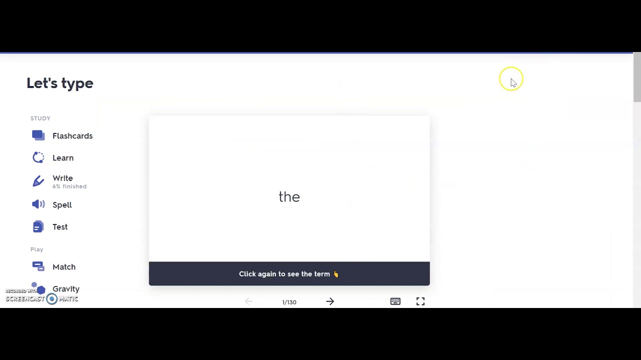 click on the "write " option to start typing. Press enter key after ...