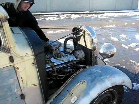 33 rat rod chevy truck! - YouTube