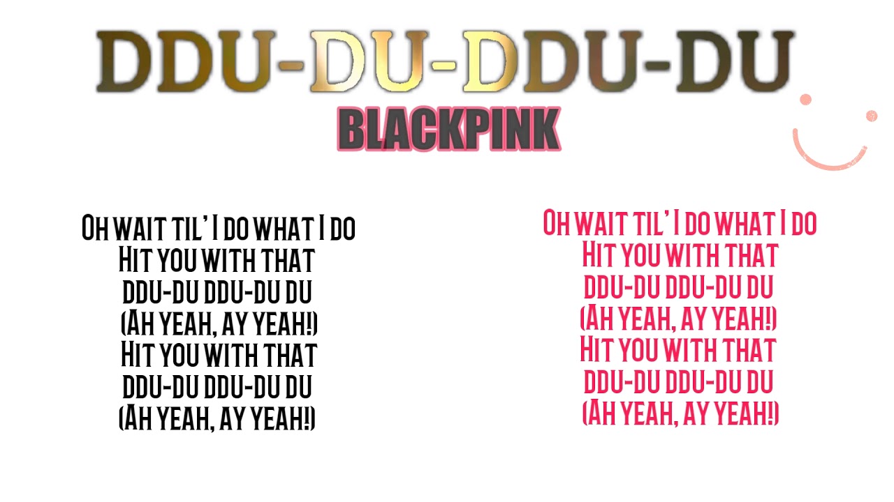 BACKPINK - DUU-DU DUU-DU ( Video lyrics + Engsub ) - YouTube
