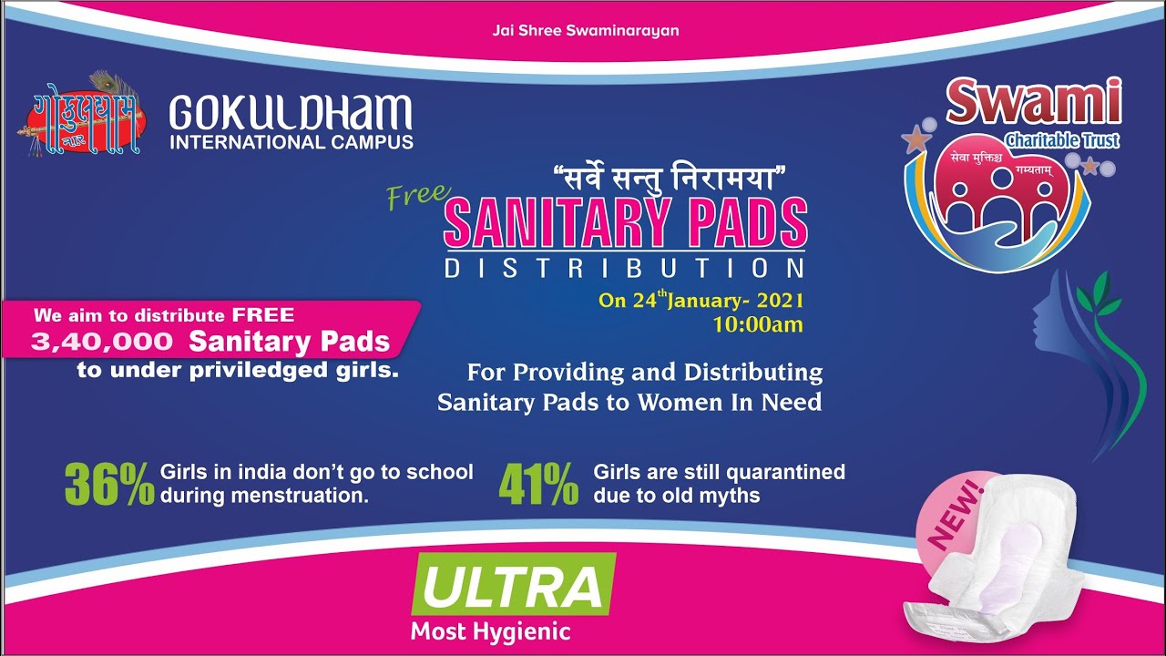 3,40,000 Sanitary Pads Distribution ll #internationalwomensday ll ...