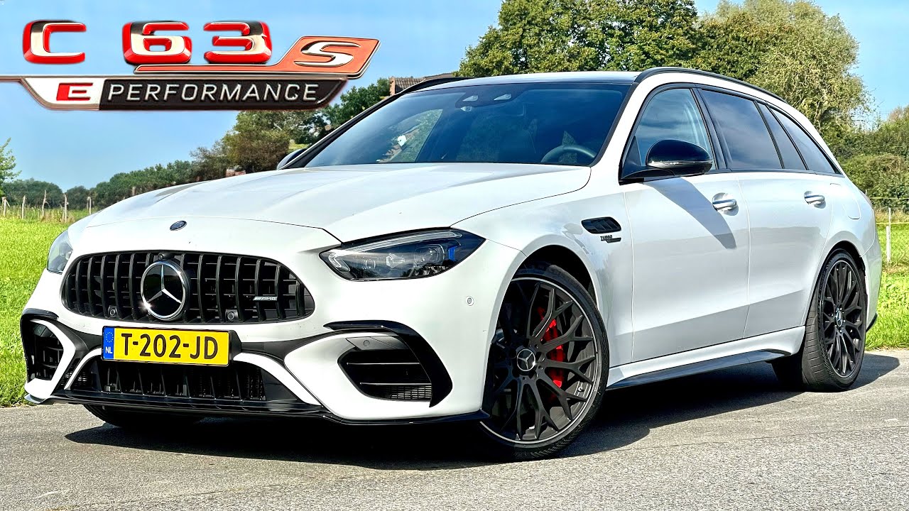 2024 Mercedes-AMG C63 S E-Performance // Review on Autobahn - YouTube