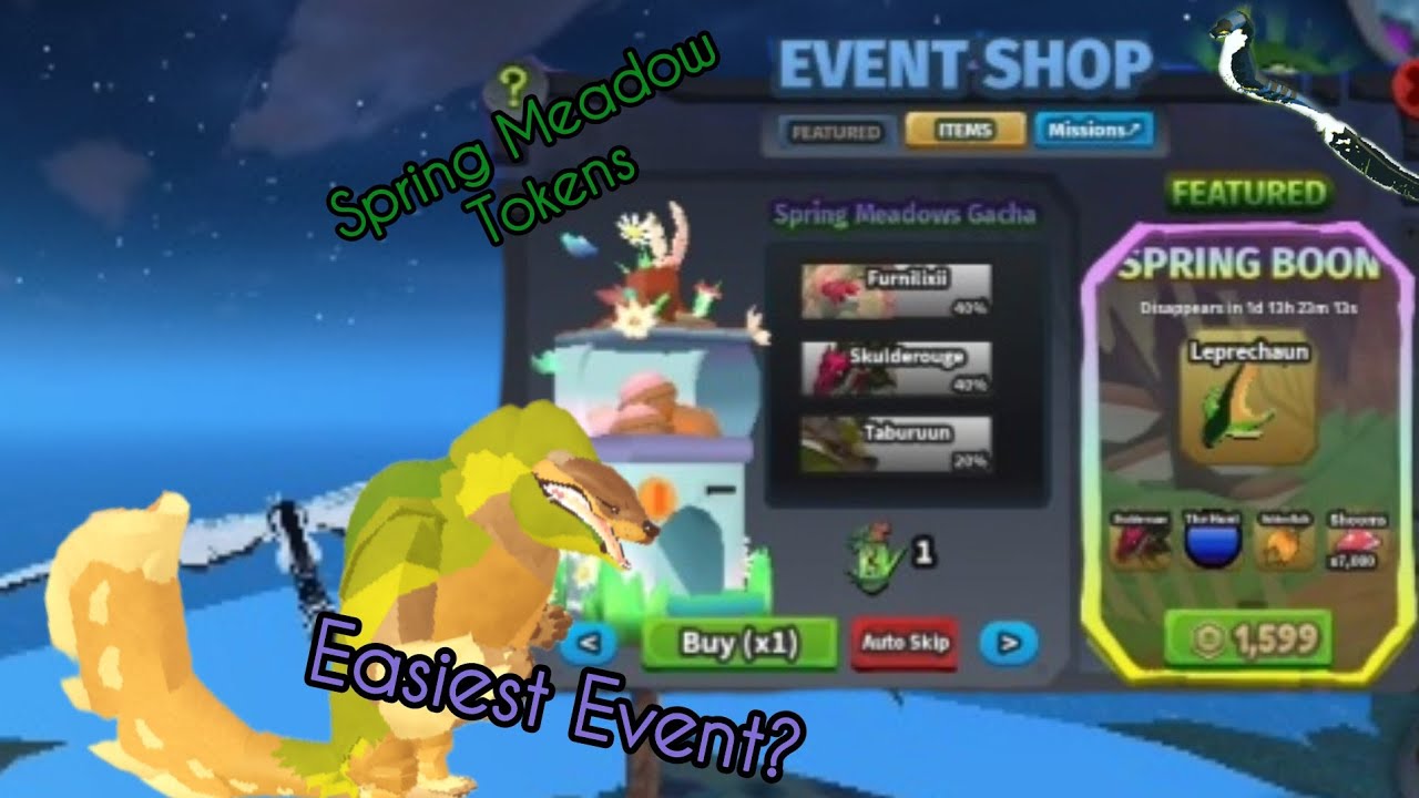 How to find Spring Meadow tokens in Creatures of Sonaria Spring Meadows ...