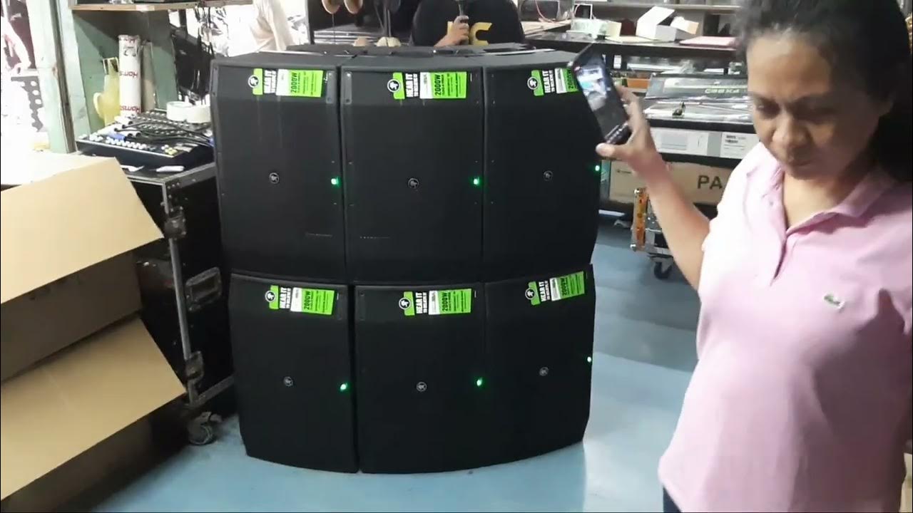 Mackie line array 12 inch and 22chnl mixer.brandid naman tayo mga idol ...