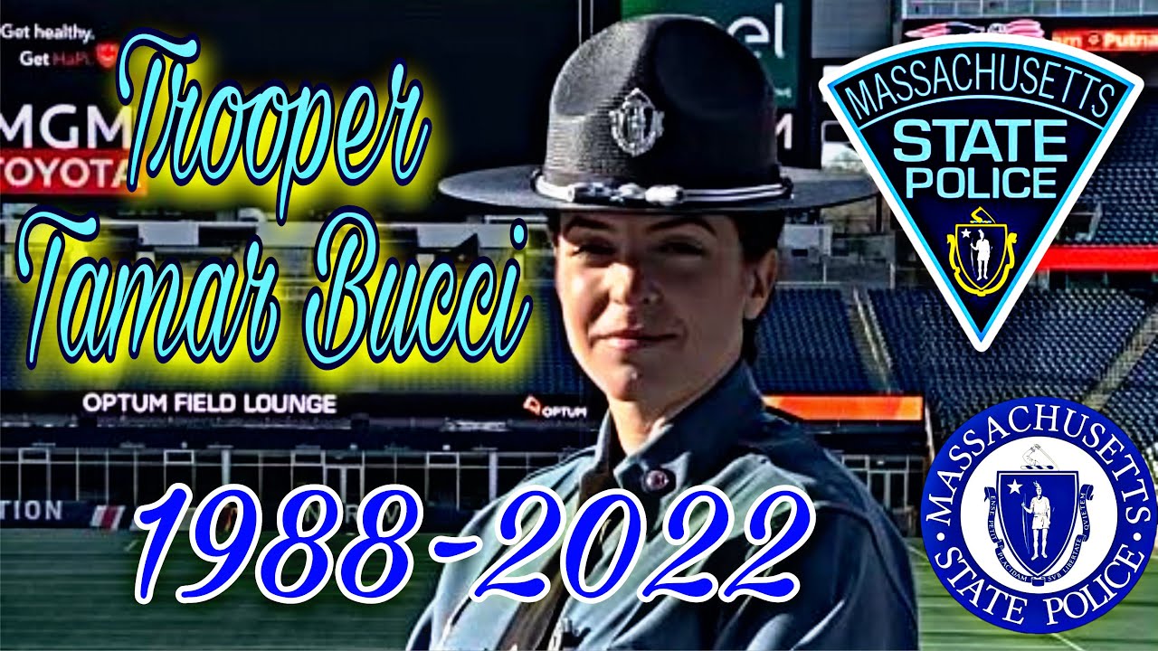 MASS STATE POLICE TROOPER TAMAR BUCCI - LODD Procession - YouTube