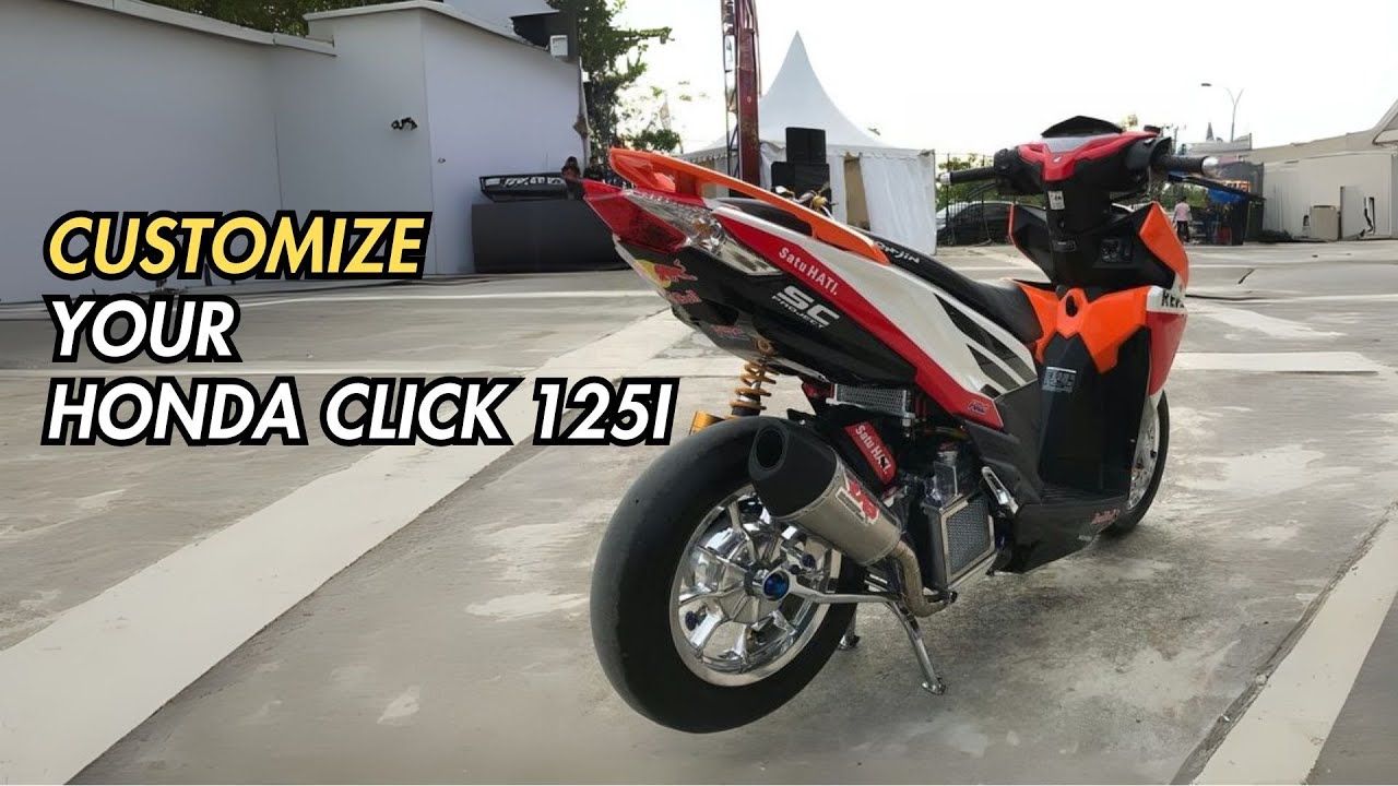 Honda Click 125i Customization: From Stock to Stunning! - YouTube