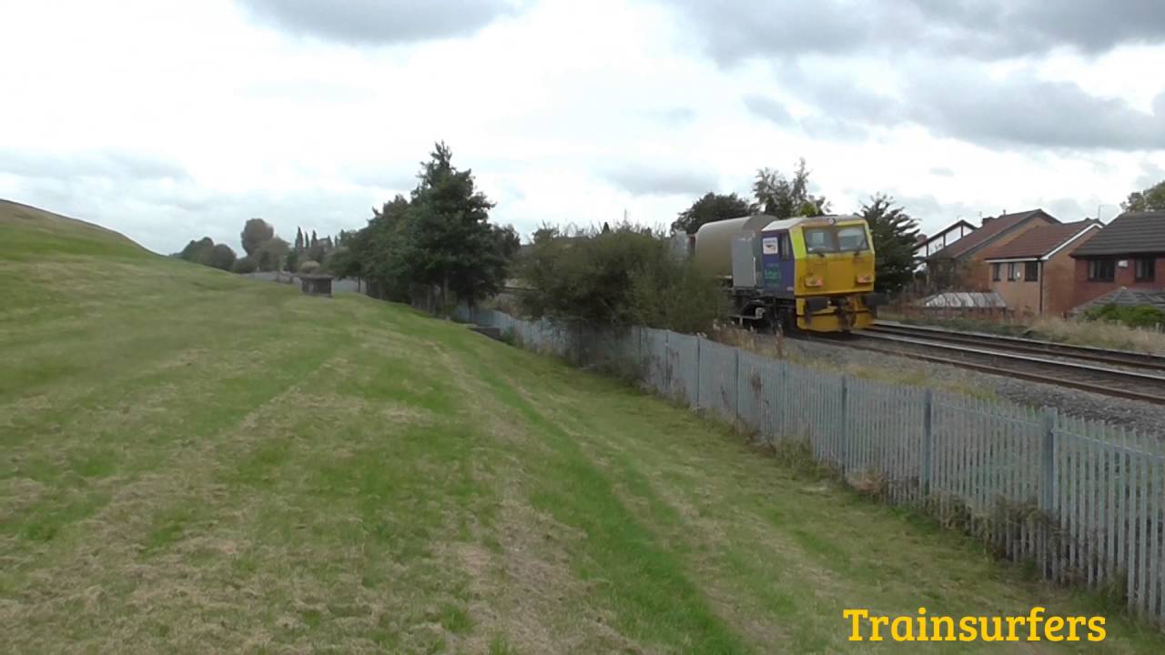 NR MPV No's DR98904 + DR98954 on 3S09 Chester - Wigan TMD RHTT @ Denton ...