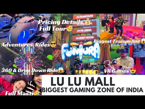 Lulu Mall Lucknow| FUNTURA Gaming Zone 🔥Best & Biggest Gaming Zone ...