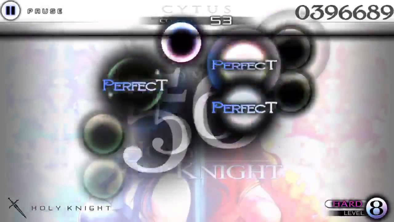 Cytus Gameplay - Holy Knight(Hard) - 900255 - YouTube