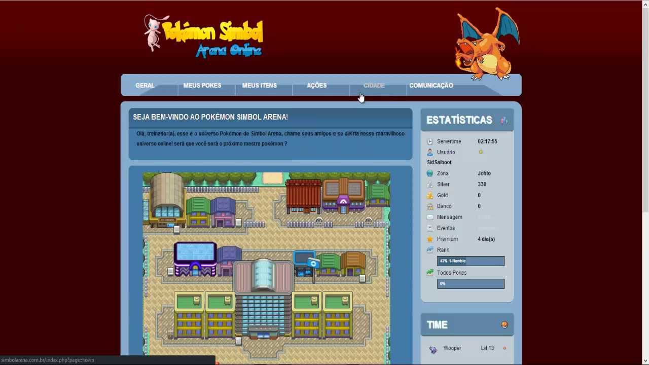 Apresentando o Pokémon Simbol Arena Online - YouTube