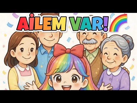 Ailem Var! 🌈 | Aile Şarkısı | Bebek Şarkıları