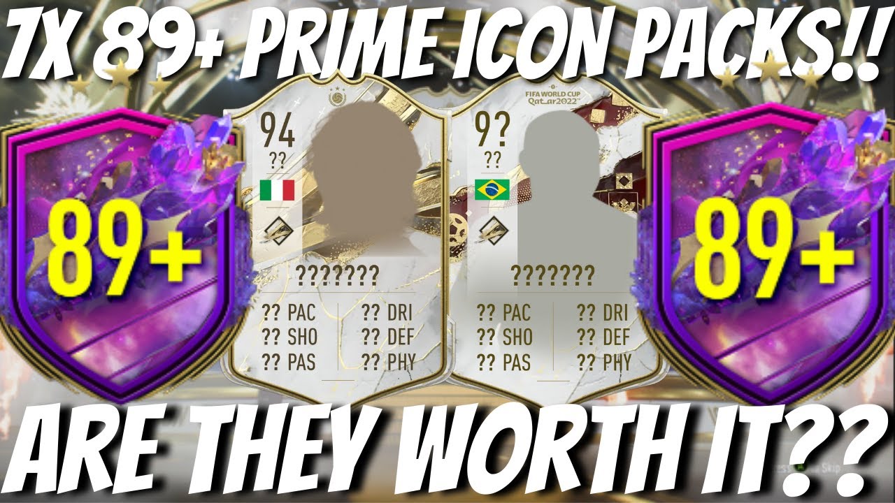 Time to open another 7x 89+ PRIME ICON PACK!!! - YouTube