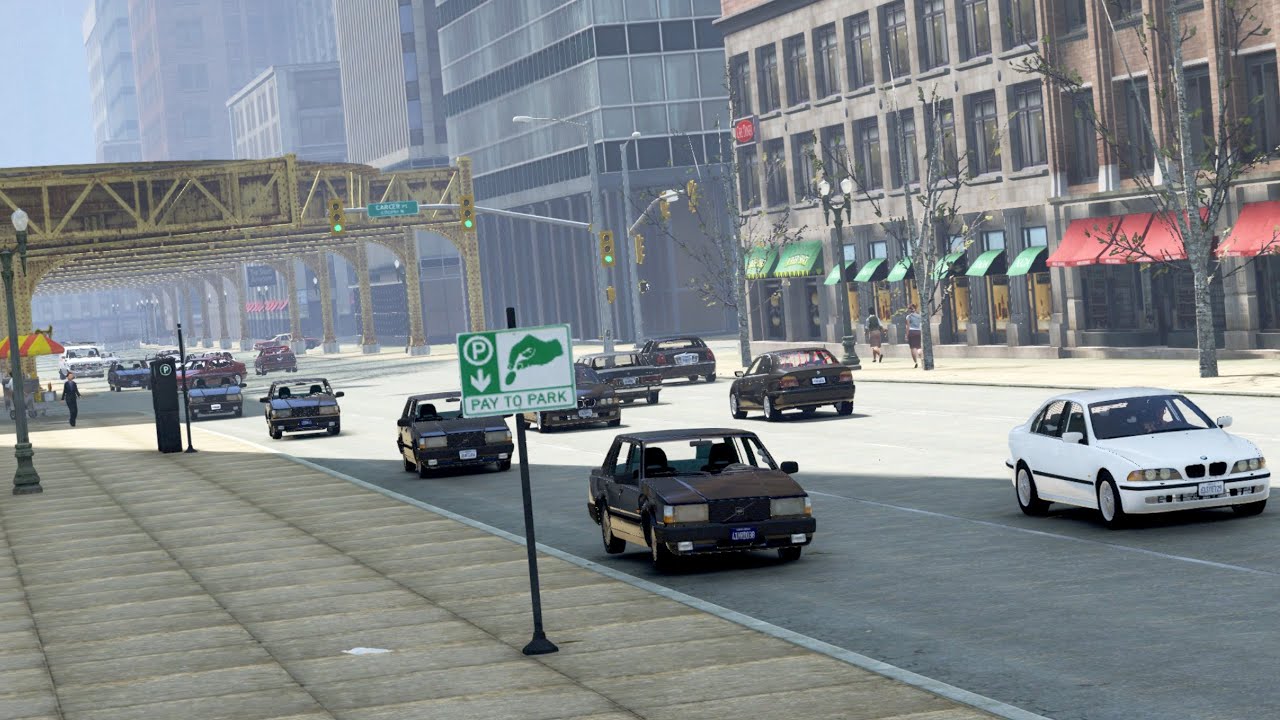 Windy City GTA 5 Mod - Detailed Traffic & More Props - YouTube