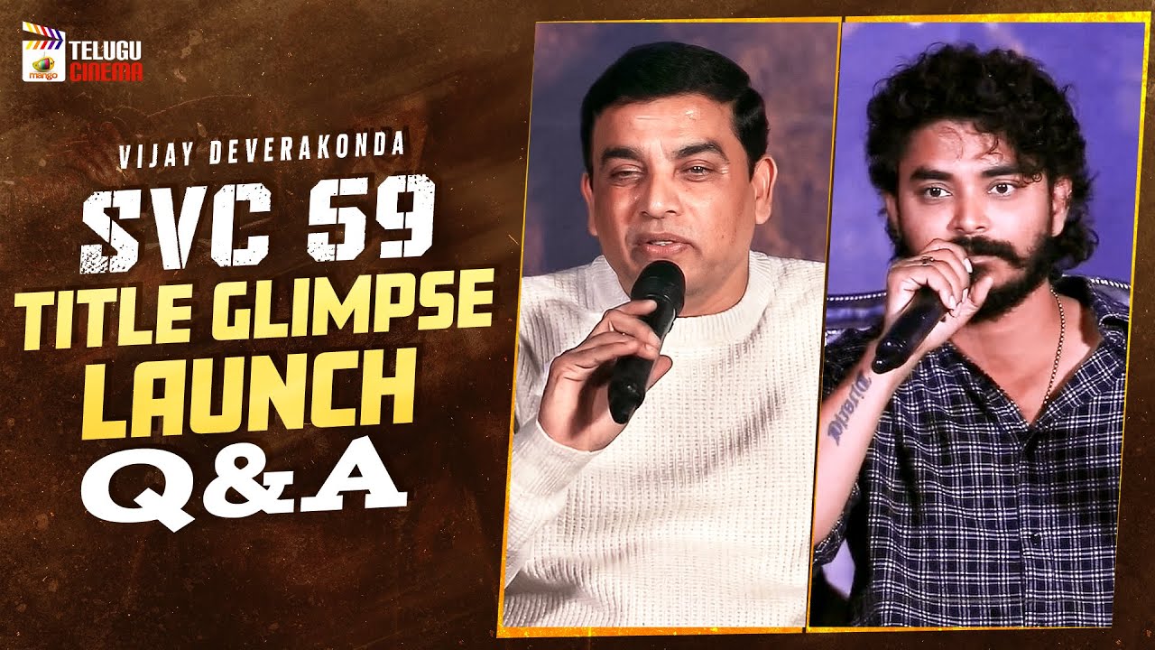 SVC59 Title Glimpse Launch Q&A | Vijay Deverakonda | Rowdy Janardhan ...
