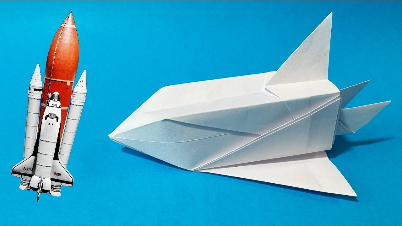 Tutoriel facile sur le vaisseau spatial en origami | Comment fabriquer un vaisseau spatial en ...