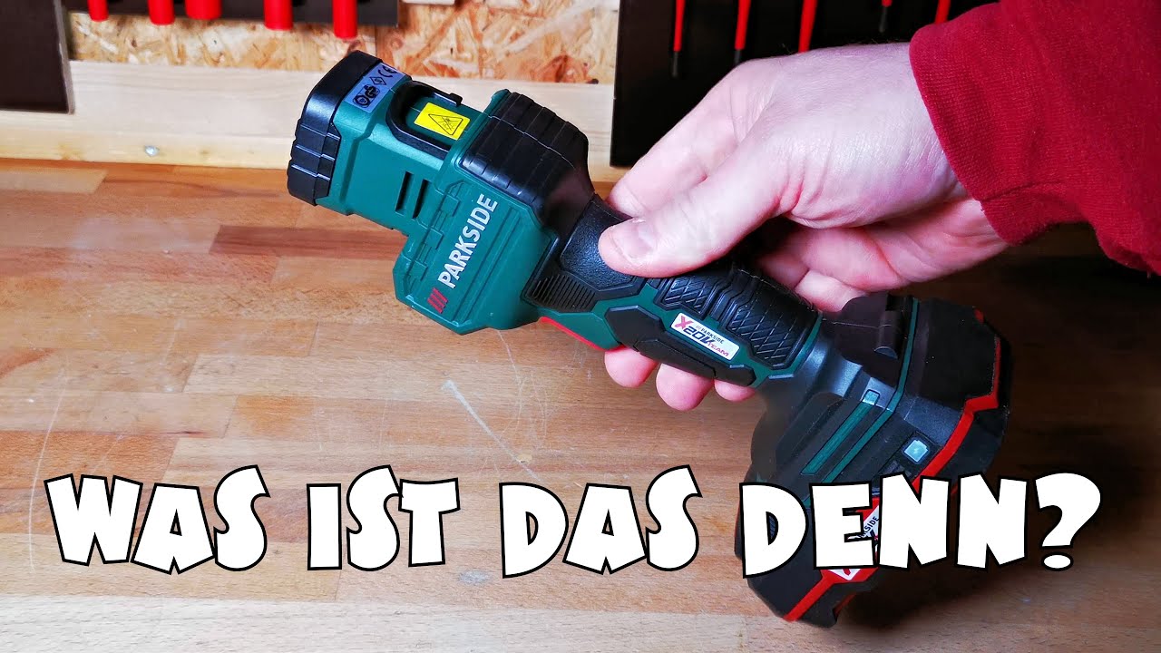 PARKSIDE® 20 V Akku-LED-Handlampe PLHLA 20 Li B1 - YouTube