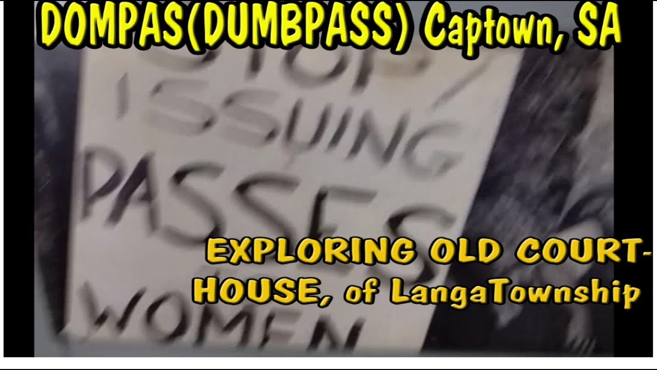 DOMPAS (DUMBpass) Capetown, South Africa (Exploring old court house ...