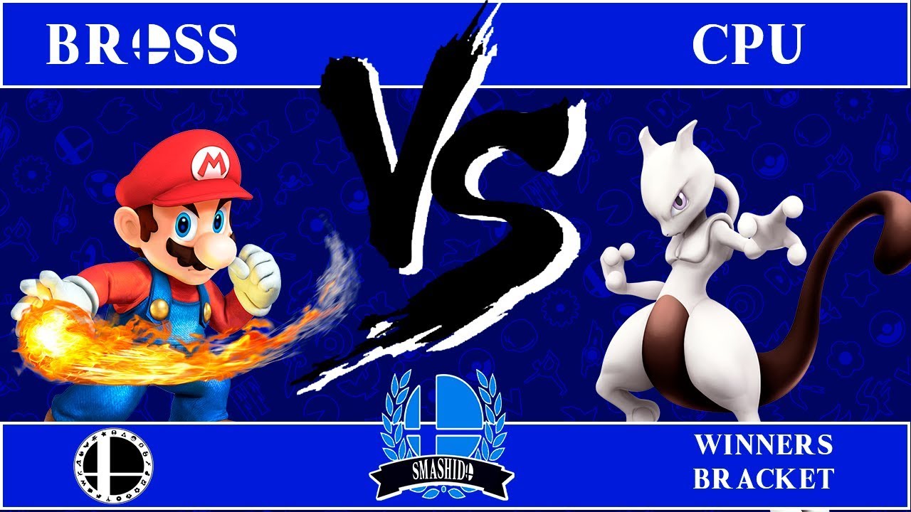 SMASHIDO #7 - BROSS(MARIO) VS CPU(MEWTWO) WINNERS BRACKET - YouTube