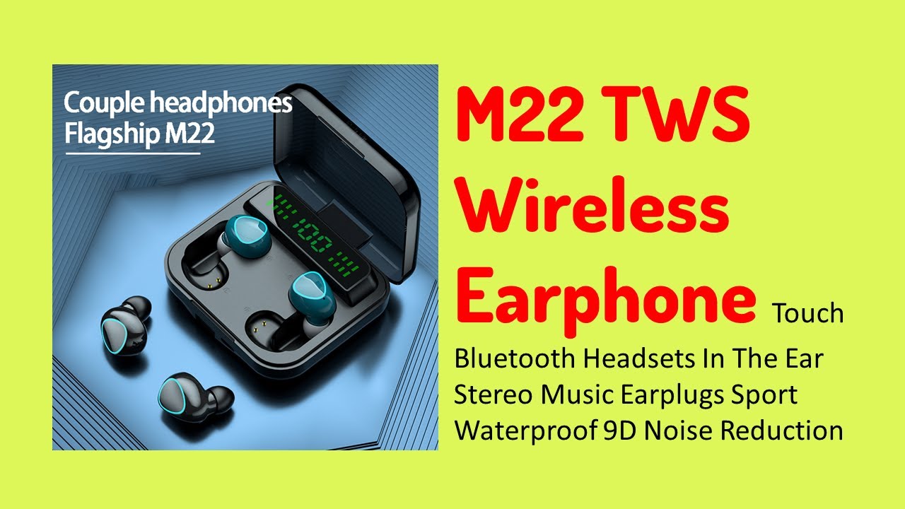 M22 TWS Wireless Earphone | Couple Earbuds | TechTalksPakistan - YouTube