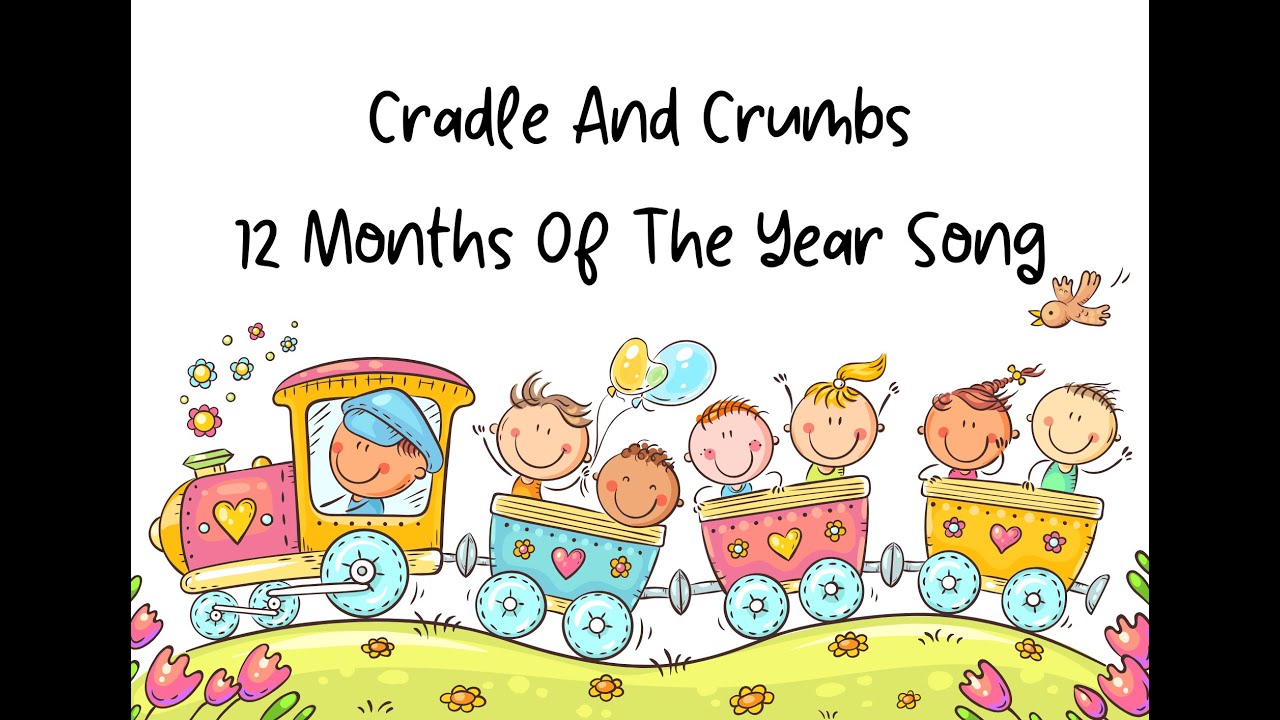 The 12 Months Of The Year Song - English - YouTube