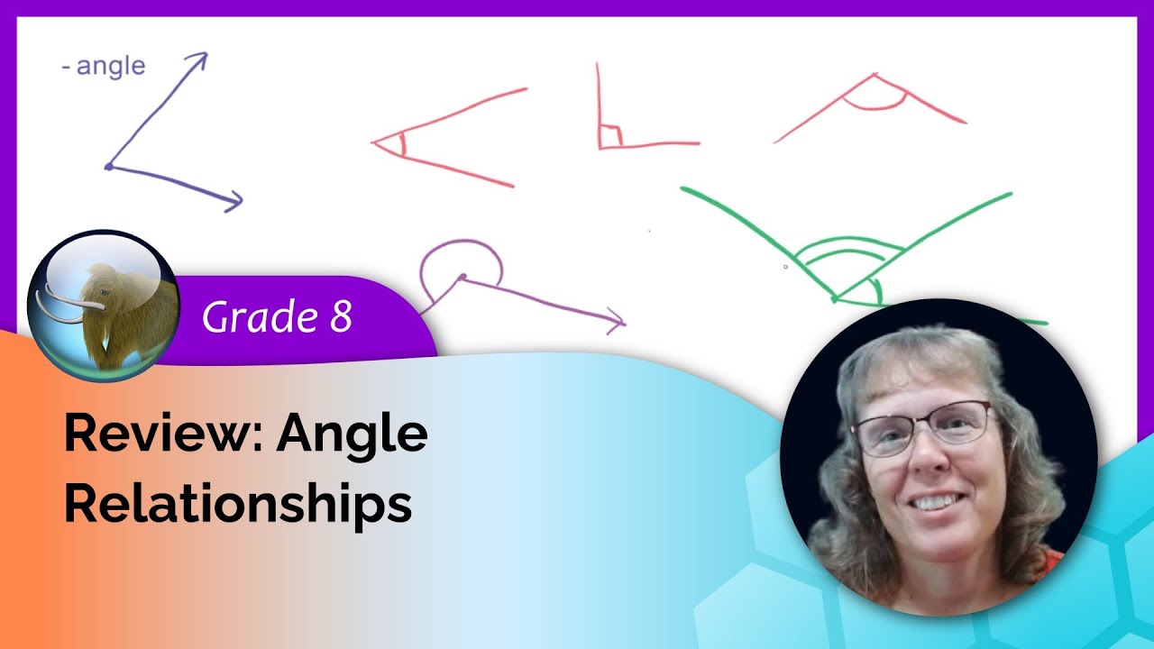 Review of basic angle relationships (7th/8th grade math) - YouTube