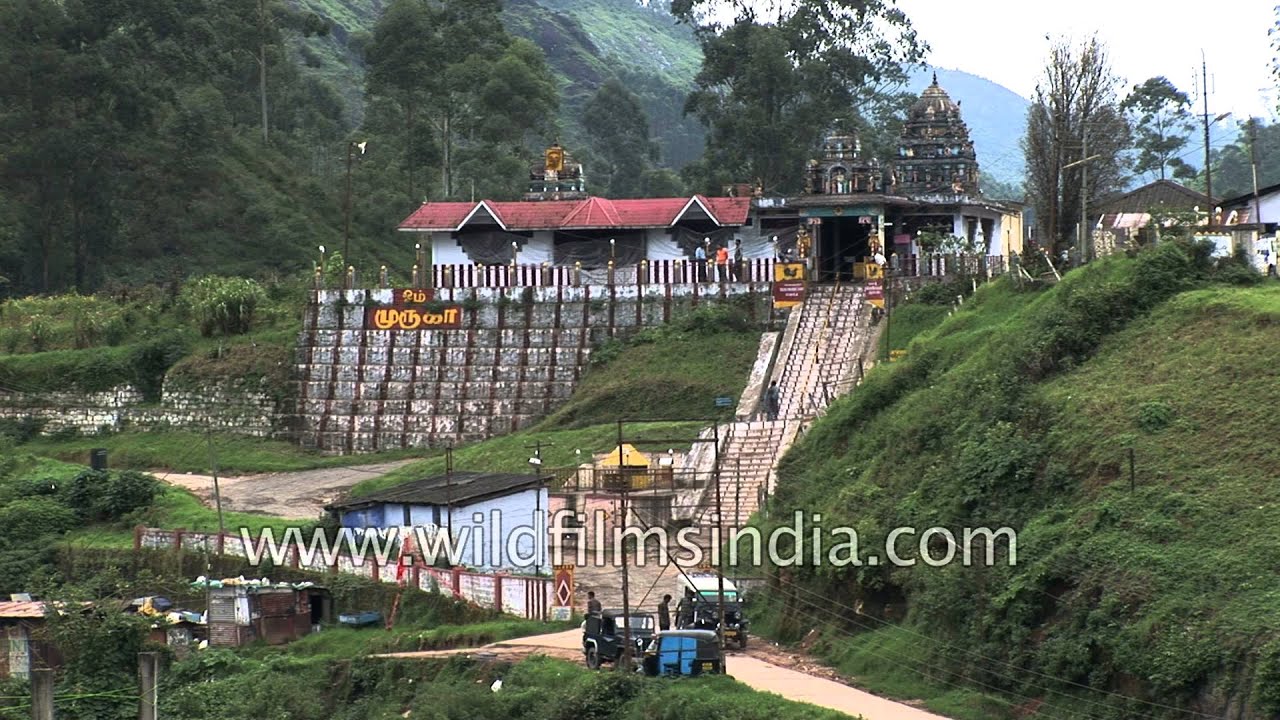 Sri Subramanya temple between tea gardens of Munnar in Kerala - YouTube