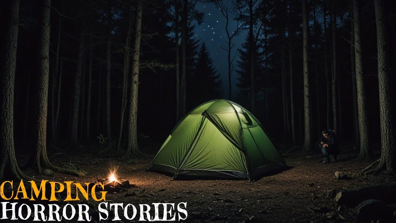 11 True Creepy Camping Horror Stories | With Rain Sound - YouTube