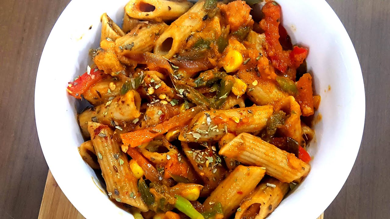 Healthy Red Sauce Wheat Pasta | Recipe| Part-2 - YouTube