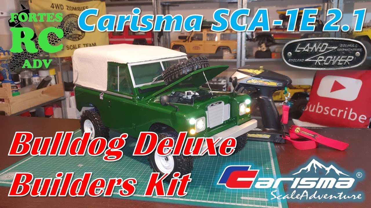 CARISMA - SCA-1E 1:10 Bulldog Deluxe Builders kit - Land Rover Serie 3 ...