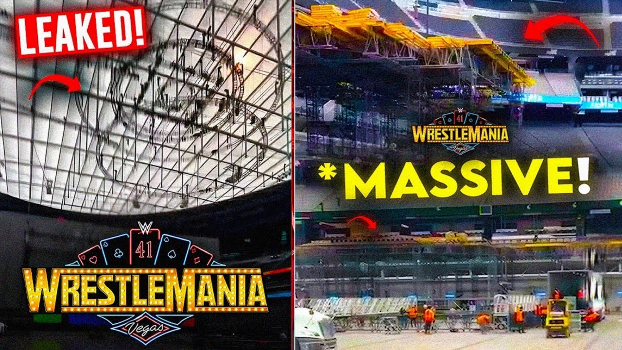 WWE WRESTLEMANIA 41 MASSIVE STAGE LEAKED 🤯💥 | Giant Stage Coming ‼️ ...