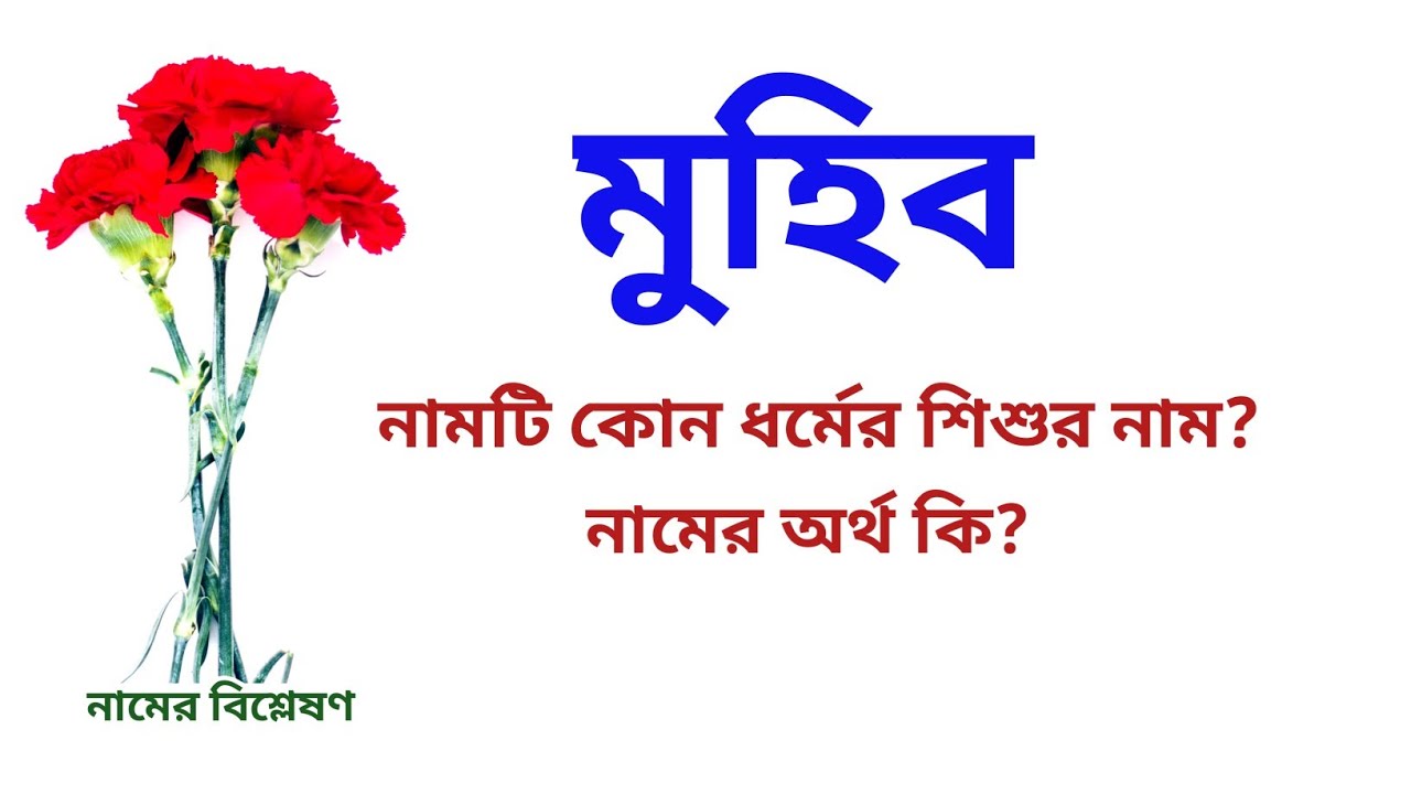 মুহিব নামের অর্থ কি | Muhib name meanings | What is the meanings of ...