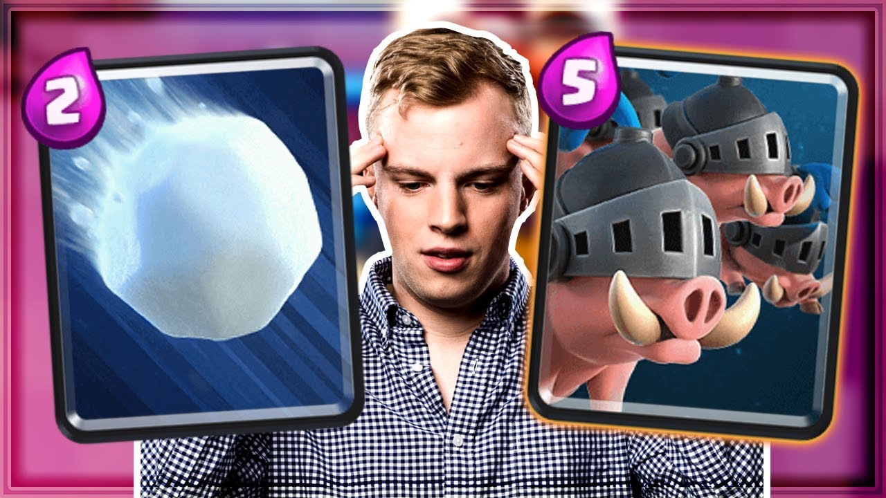 Clash Royale - NEW CARDS! Royal Hogs & Giant Snowball Update - YouTube