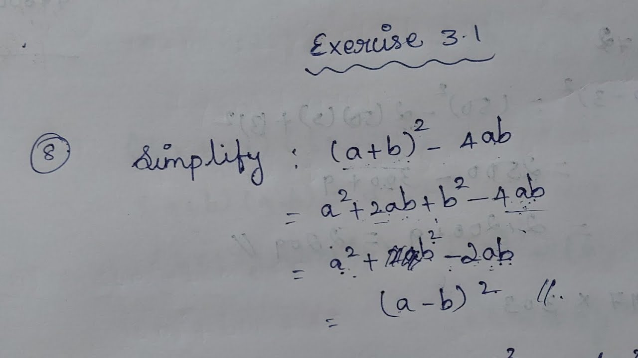 7th Std Maths Term-3 Chapter-3 Algebra In Exercise 3.1 Sum 8,9,10 - Youtube