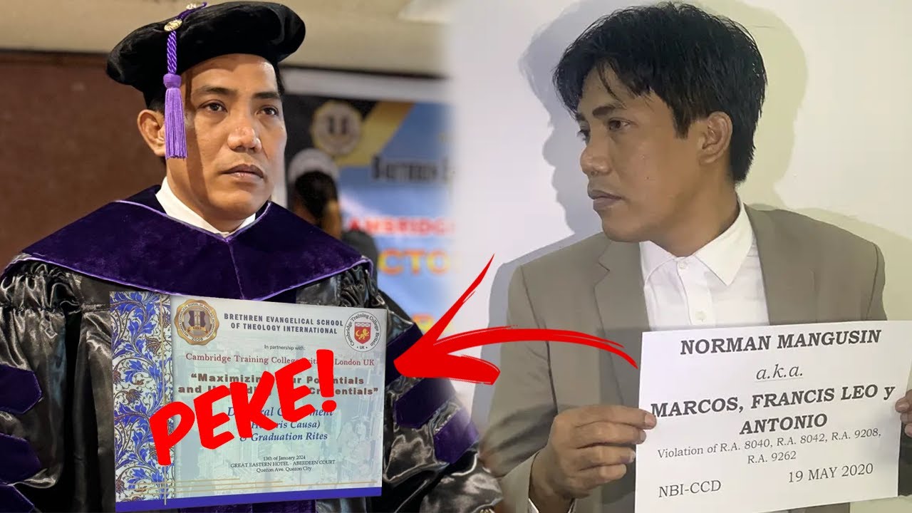 PATULOY ANG PAGPAPANGGAP! Degree ni Francis Leo Marcos Peke! - YouTube