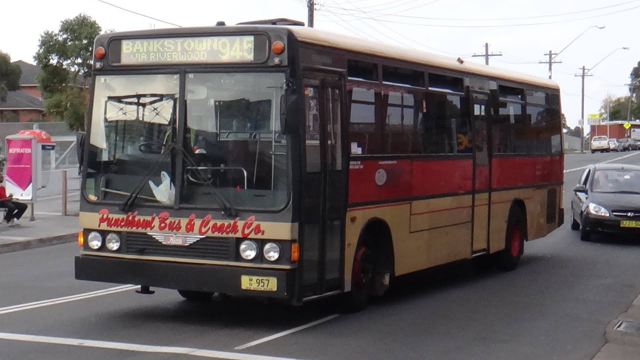 Punchbowl Bus & Coach Co. M/O 957 - Hino RG197K (Allison/PMCA Commuter ...