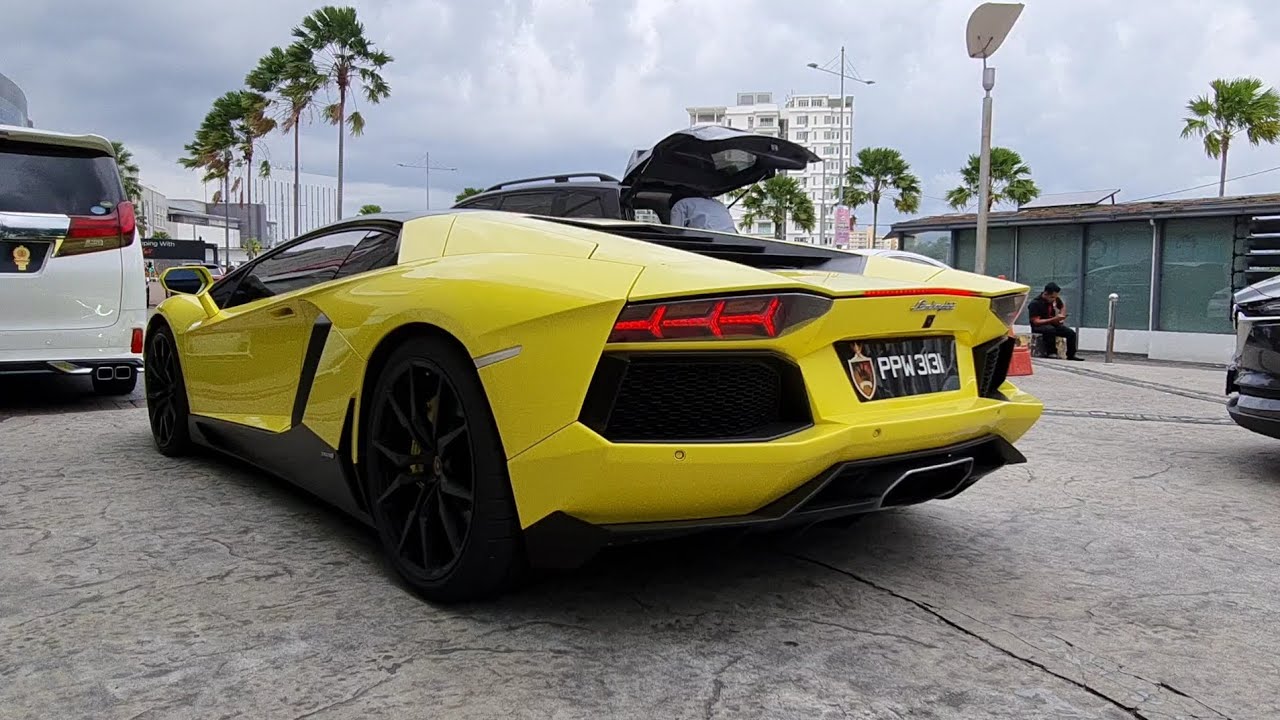 Lamborghini Aventador Roadster Exhaust Sound | Pure V12 Symphony - YouTube