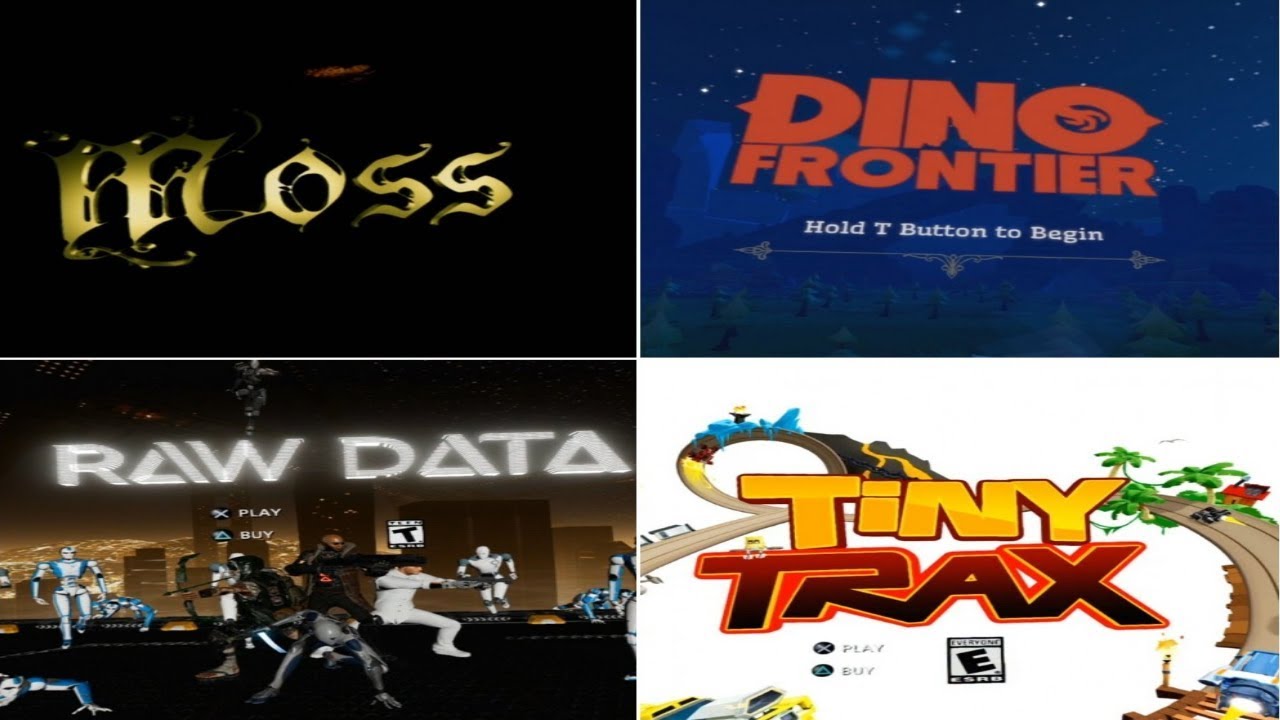 PlayStation VR Demo Disc 2 (Moss/Dino Frontier/Raw Data/Tiny Trax) - YouTube