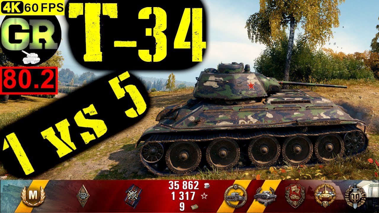 80_World of Tanks T-34 WoT Replay - 6 Kills 2.8K DMG(Patch 1.4.0) - YouTube