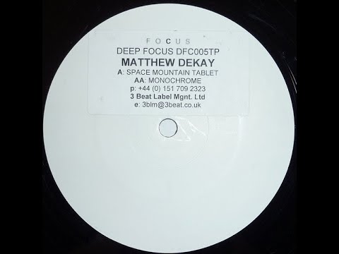 Matthew Dekay - Space Mountain Tablet (Maxi Zamac Edit) - YouTube