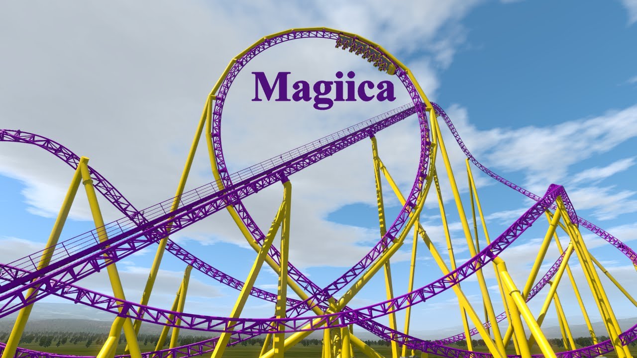 Magiica - NoLimits2 Mack mega coaster - YouTube