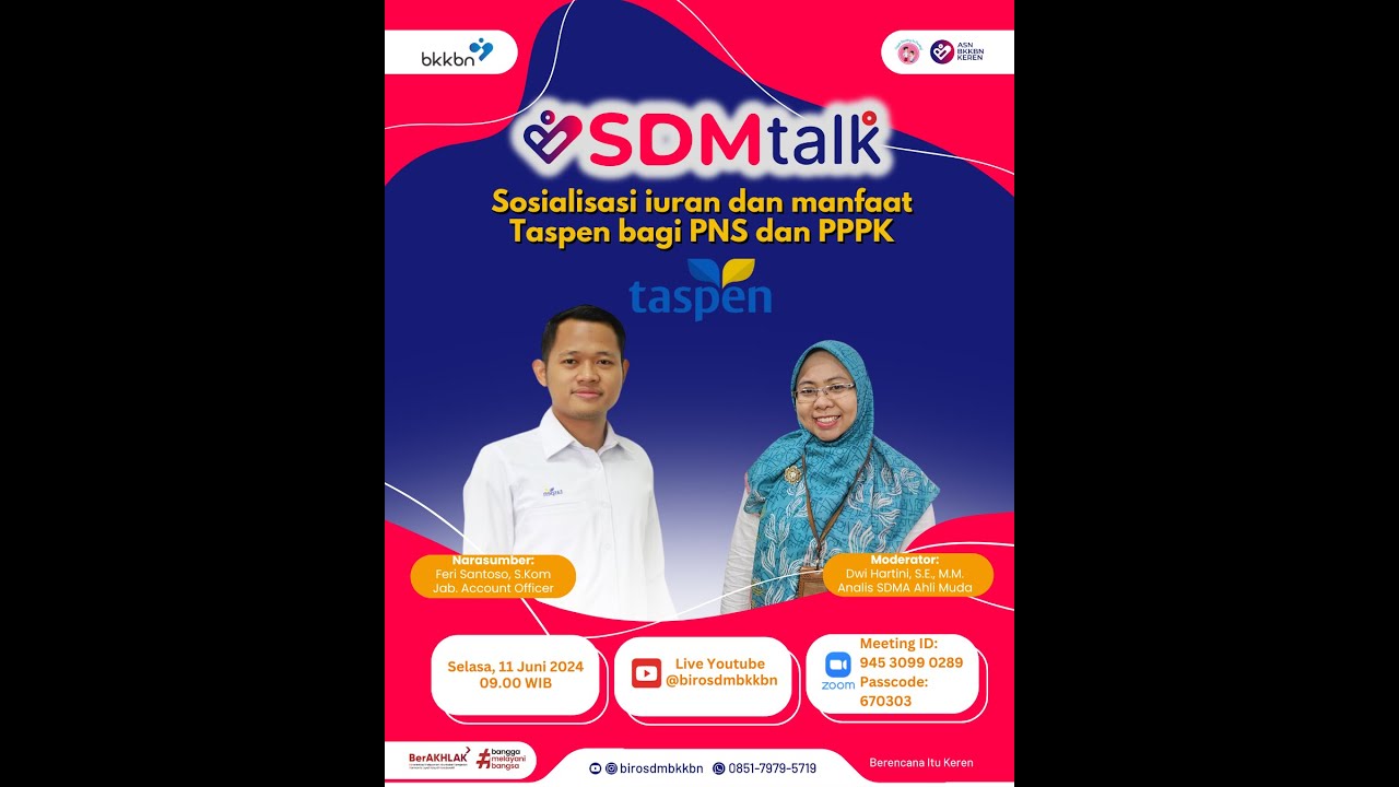 SDM Talk Sosialisasi TASPEN - YouTube