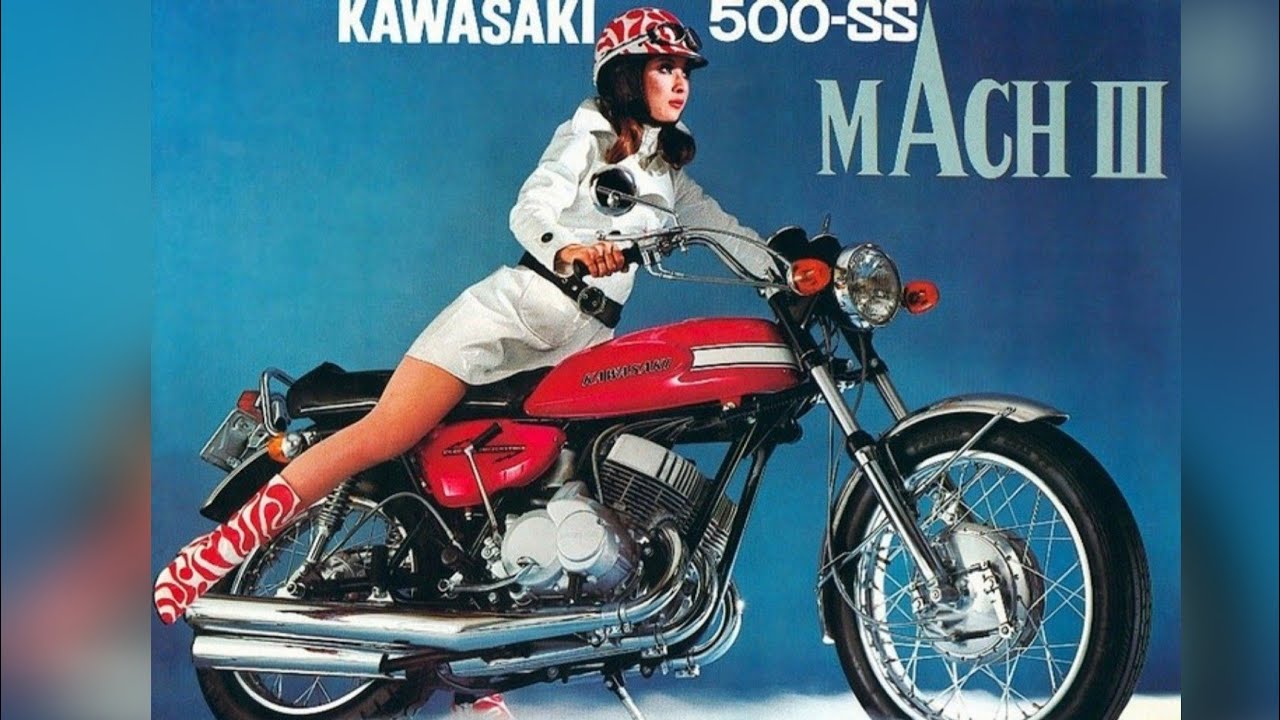 Kawasaki H1 Mach III History 1969 1976 HIGH - YouTube