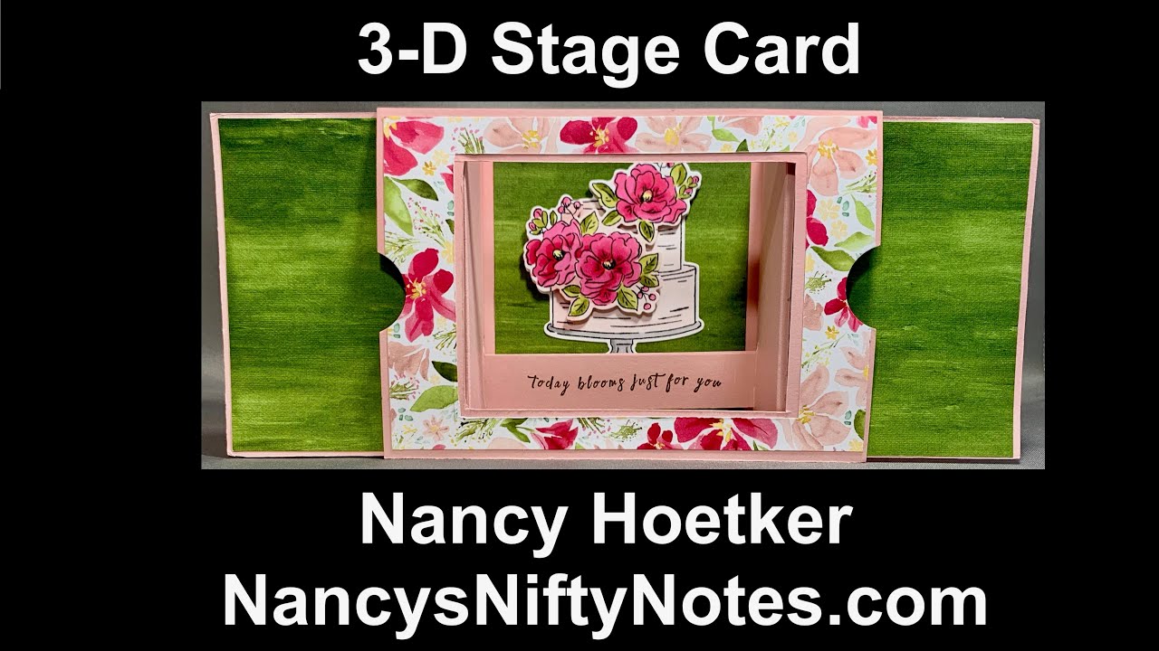 3 D Stage Card - YouTube