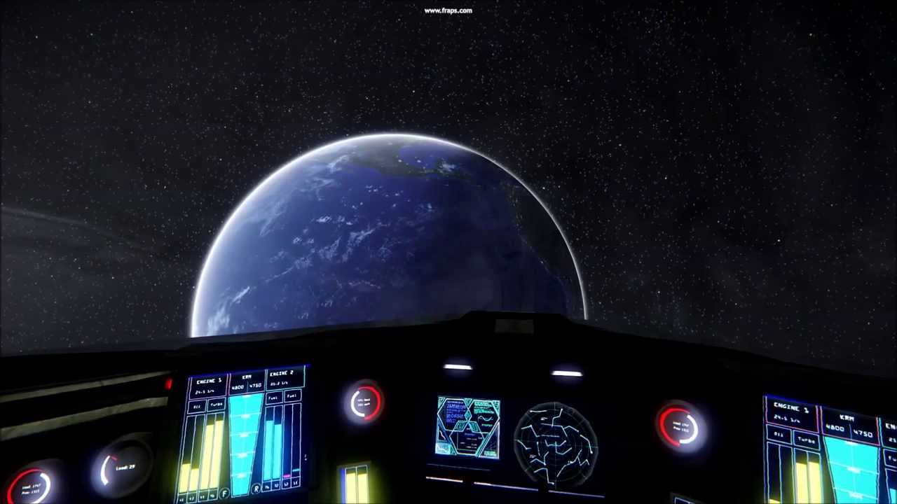 star citizen. My first space walk, and earth reentry - YouTube